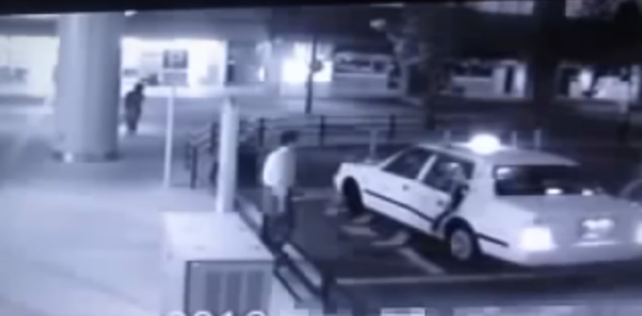 Scary CCTV Footage Captured Ghost Accompanying Man Into Taxi - WORLD OF ...