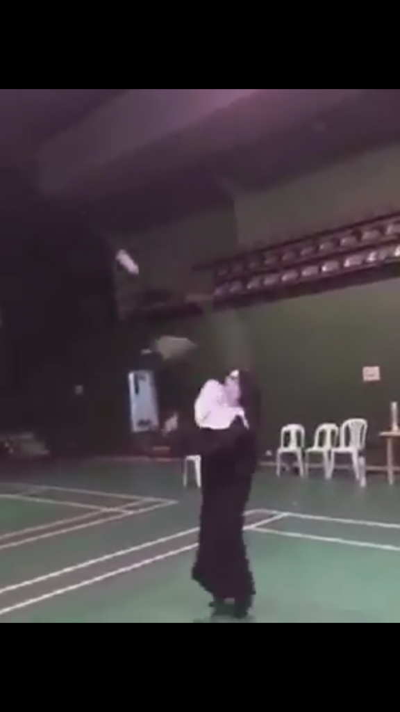 Video Captures Valak Playing Badminton in Malaysia - WORLD OF BUZZ