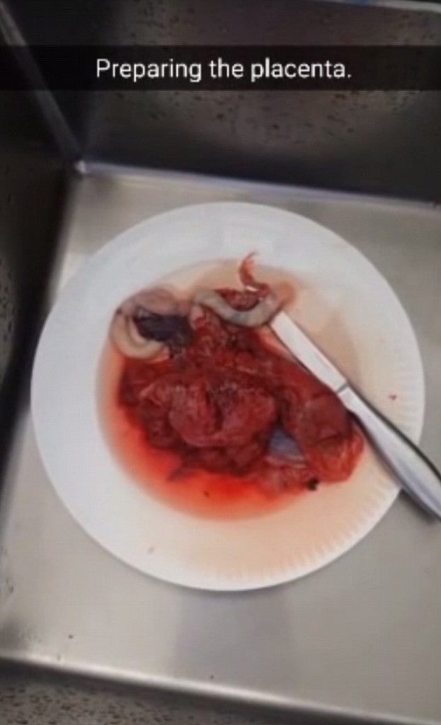 International Bodybuilder Films Cooking And Eating Daughter's Placenta ...