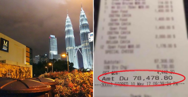 Dinner Receipt Costing RM78,000 in KL's Fine Dining Restaurant Shocks ...