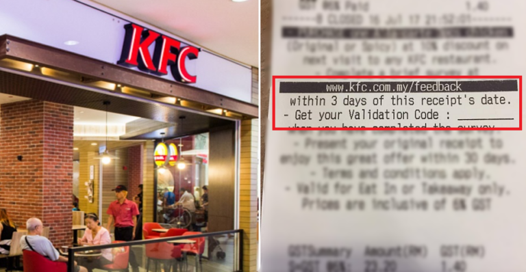 Don't Throw Away Your KFC Receipts! You Can Actually Get 10% Off Your ...