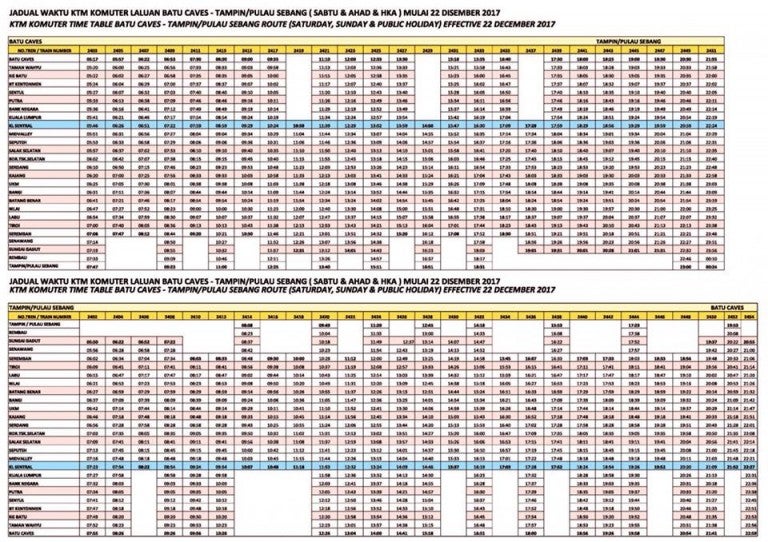 KTM Services Will Be Disrupted Starting 22 Dec, Here Are the New ...