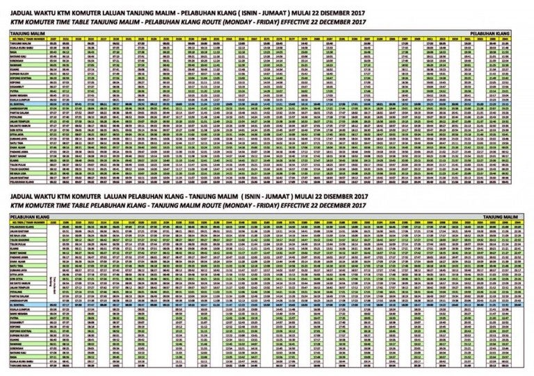 KTM Services Will Be Disrupted Starting 22 Dec, Here Are the New ...