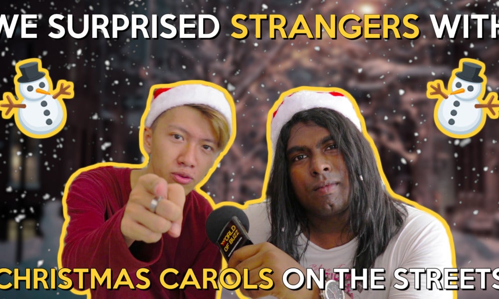 We Surprised Strangers with Christmas Carols on the Streets - WORLD OF BUZZ