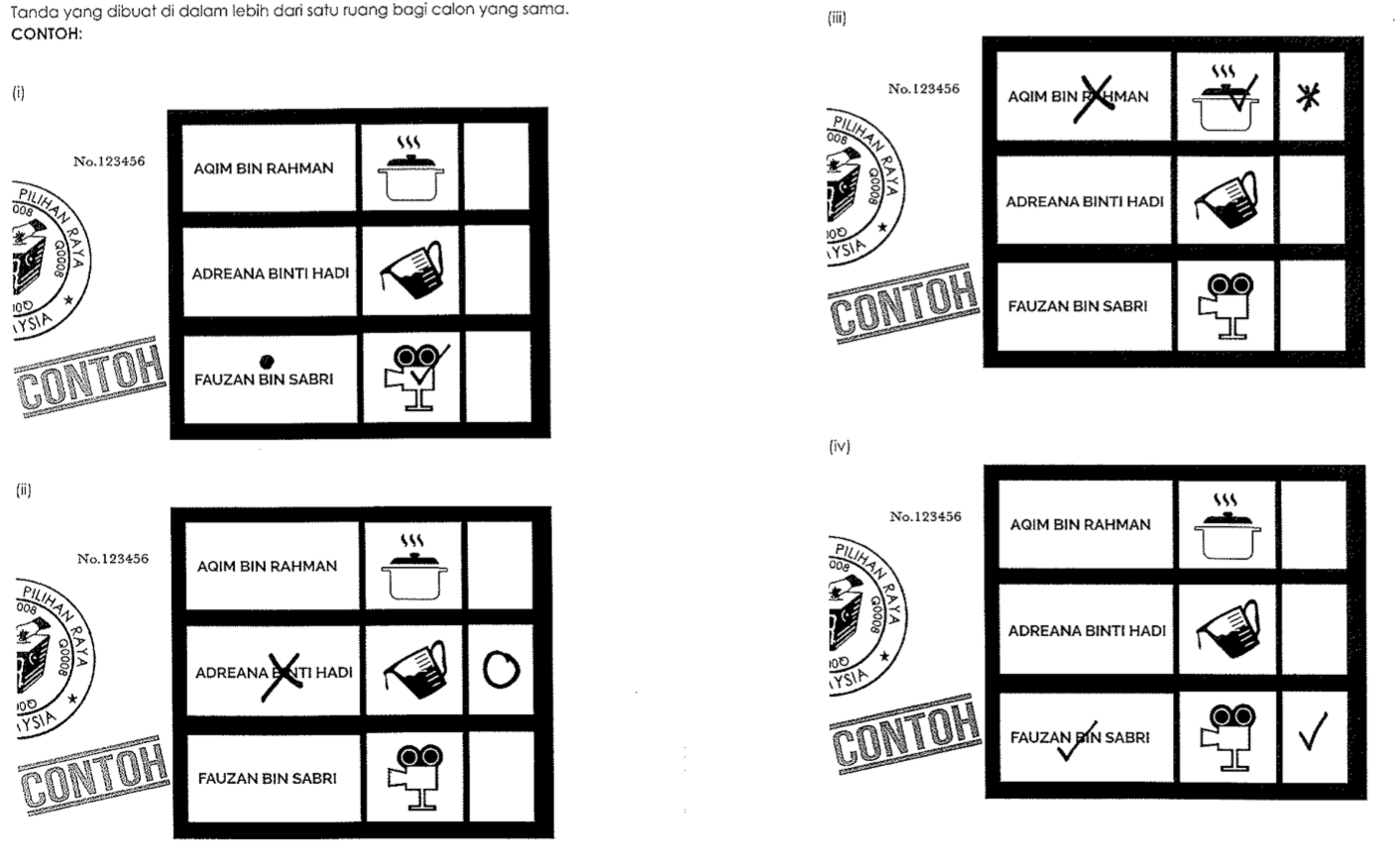 Is Marking Your Ballot Papers with a Dot or Line Really Considered ...