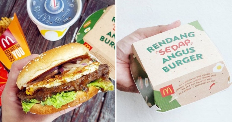 Move Over Nasi Lemak, McDonald's Singapore Introduces Rendang Burger ...
