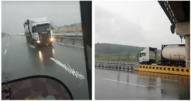 WATCH: Class 3 Lorry Dangerously Driving Against Traffic on Fast Lane ...