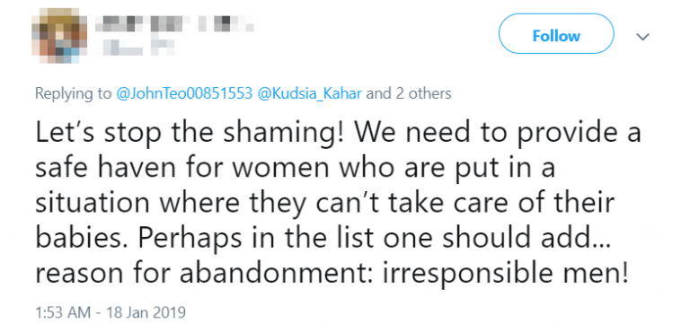 Baby-Dumping Poster Released By Women's Ministry Under Fire For Victim ...