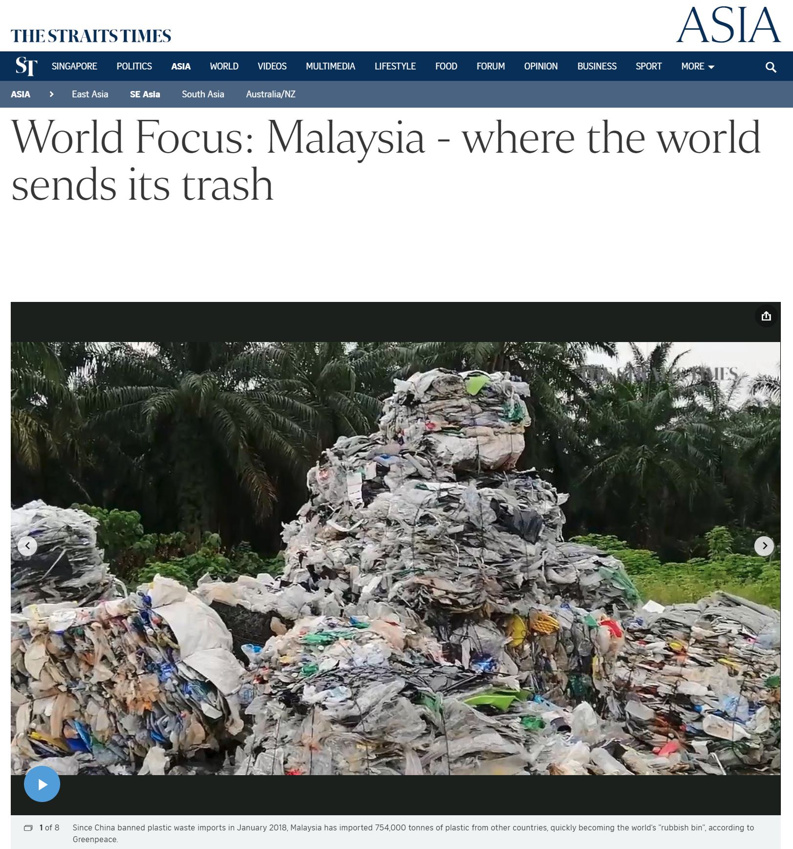 Malaysia is Rated One of the Worst Plastic Polluters in the World ...