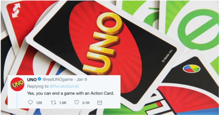 UNO Has Confirmed That You Can Actually End The Game With An Action ...
