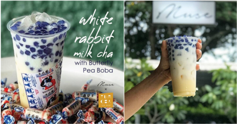 This Shop In PJ Sells White Rabbit Milk Tea With Butterfly Pea Boba ...