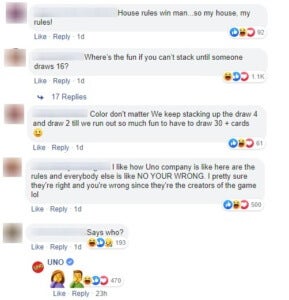 UNO Confirms That You're Not Allowed to Stack Draw 2 & Draw 4 to Skip ...