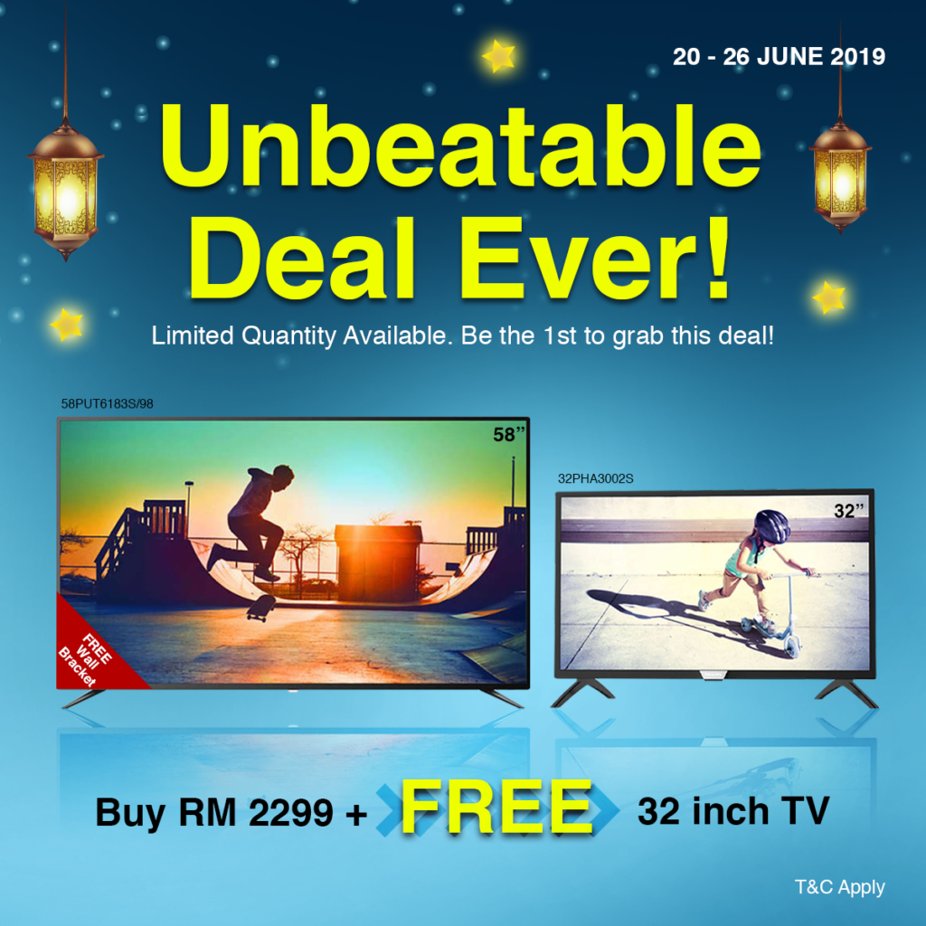 GUYS! We Found This Insane Promo Offering a FREE 32IN LED TV & More ...
