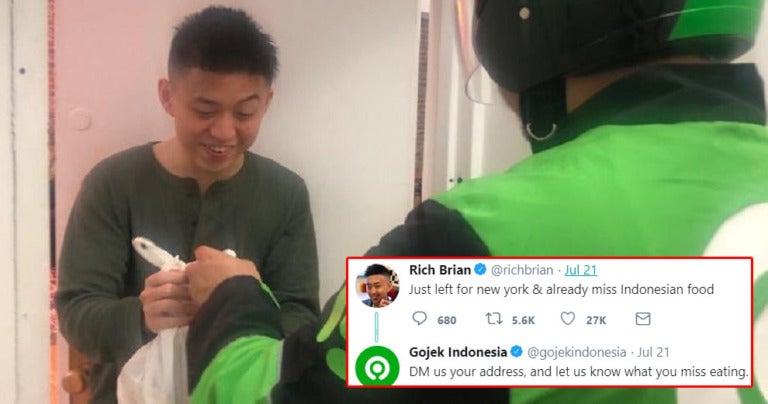 Gojek Surprises Rich Brian in New York by Delivering Food to Him All ...