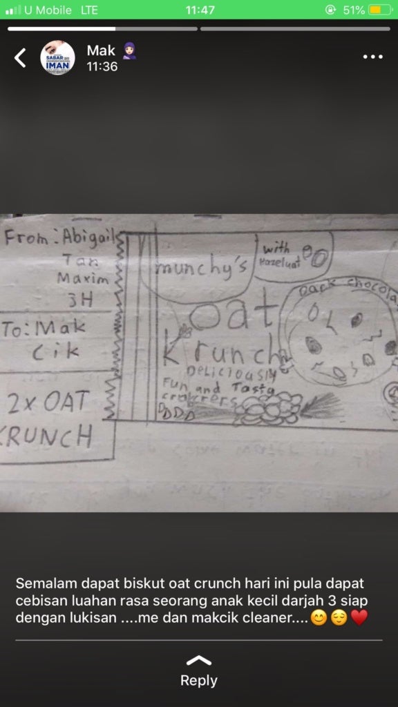 Standard 3 Girl Writes Touching Letter to School Janitor Thanking Her ...