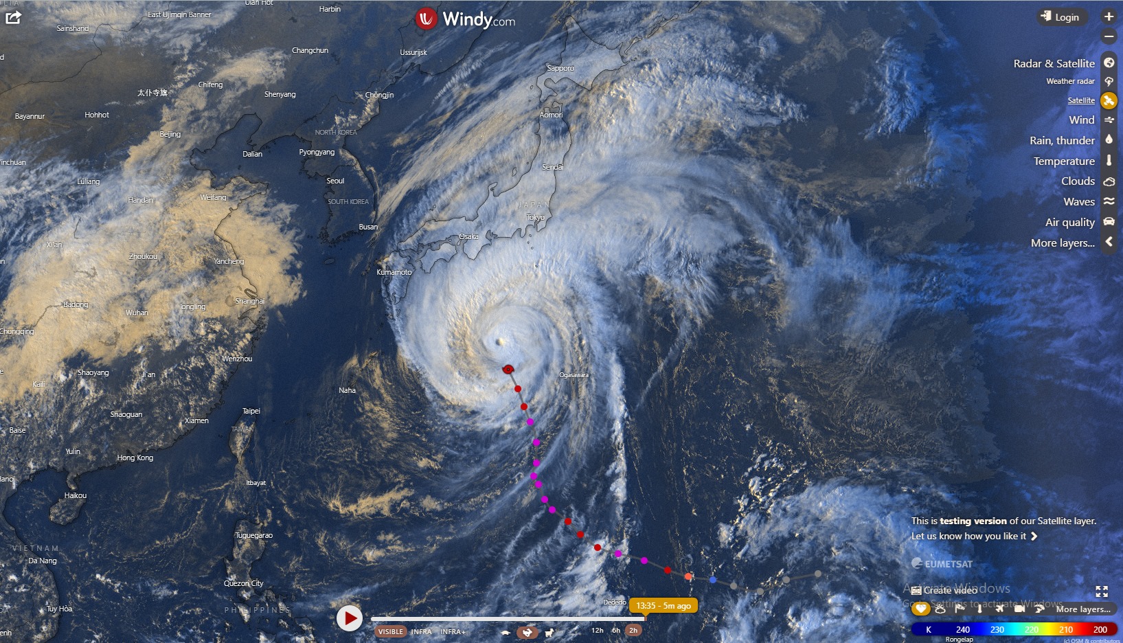 Worst Storm In Japanese History Will Hit Okishima, an Island Inhabited ...