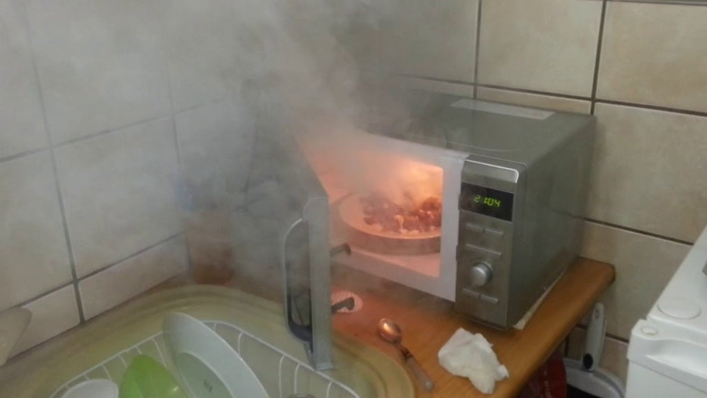 Smart Doggo Accidentally Turns On Microwave & Starts a Fire After Being ...
