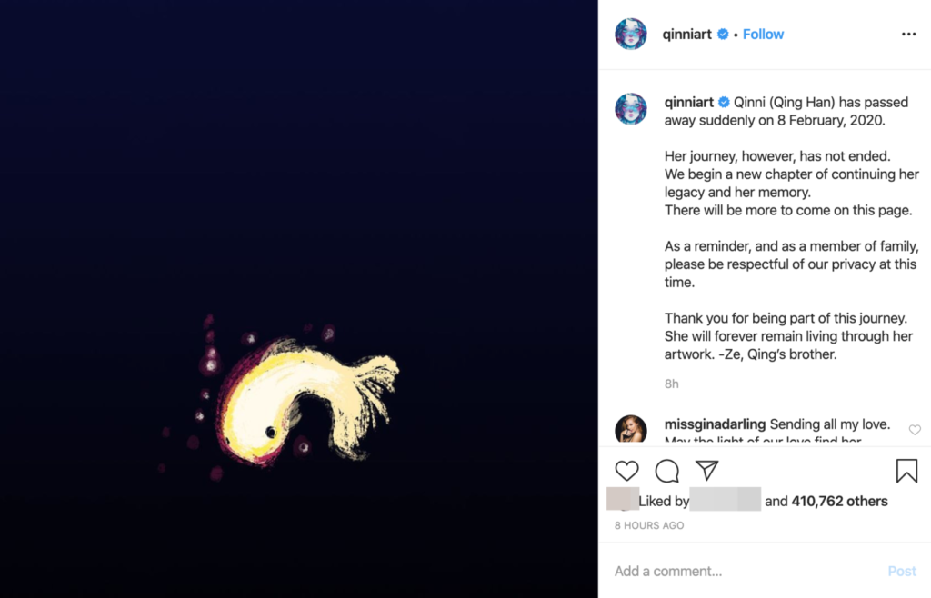 Qinni, Creator of The "Crying in a Puddle" Meme, Dies of Stage 4 Cancer ...