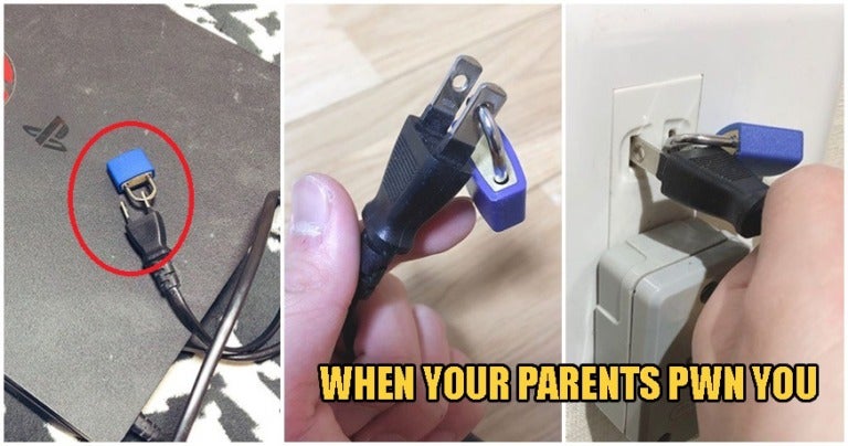 Super Strict Parents Padlock Their Kid's PS4 Socket To Get Them To Stop ...