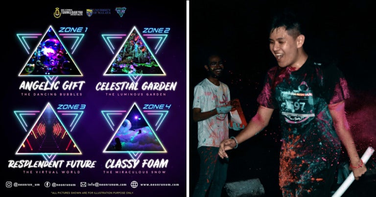Largest Neon Run in KL: 4 Unique Zones with Carnival Games, Exciting ...