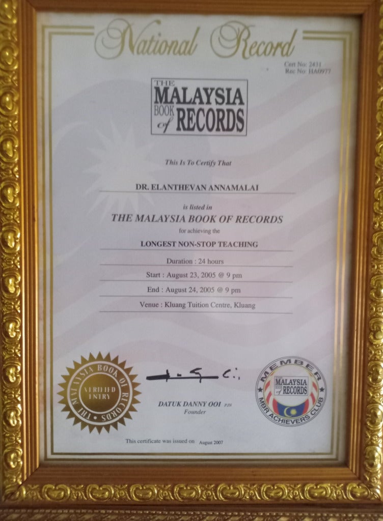 Meet The M'sian Teacher Who Set A Guinness World Record For Teaching 88 ...