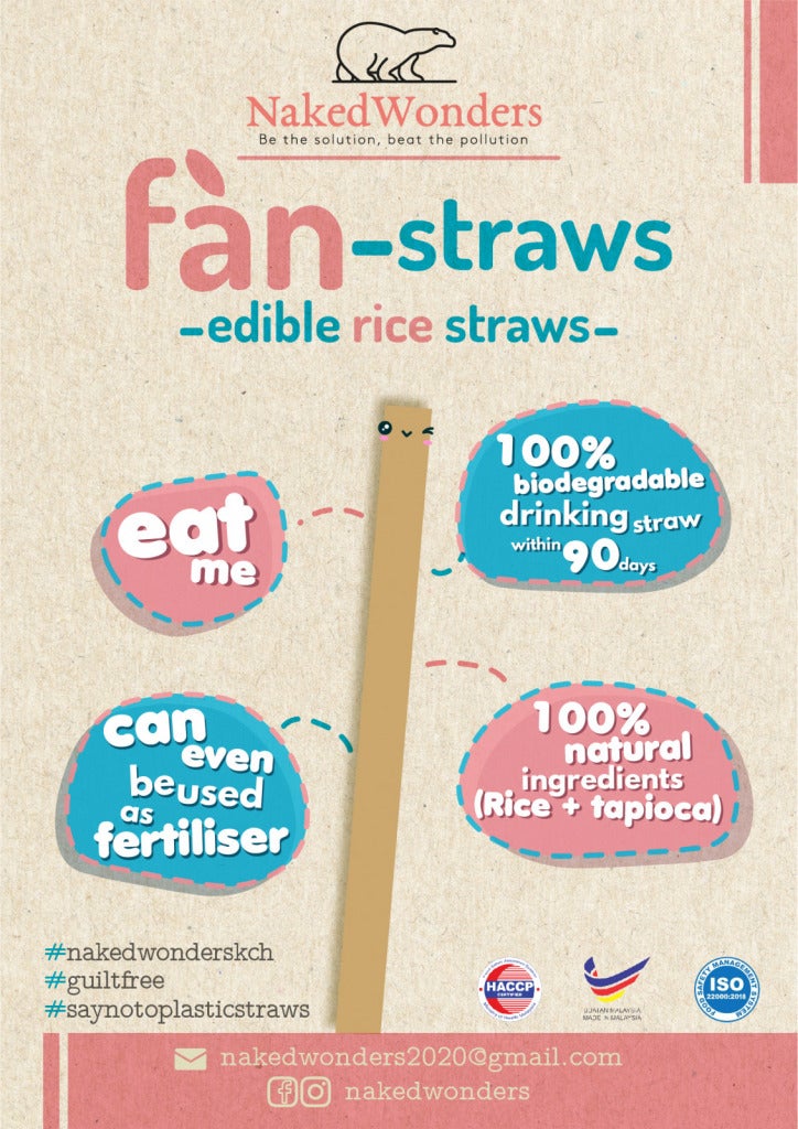 This Malaysian Company Is Introducing Straws You Can EAT To Help Reduce ...