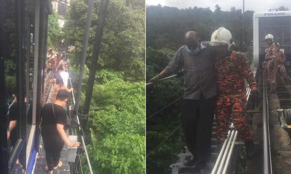150 People Trapped Inside Penang Cable Car Mid-Ride - WORLD OF BUZZ