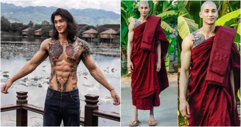 Netizens Go Crazy Over Photos of Burmese Actor Who Became A Monk For 10 ...