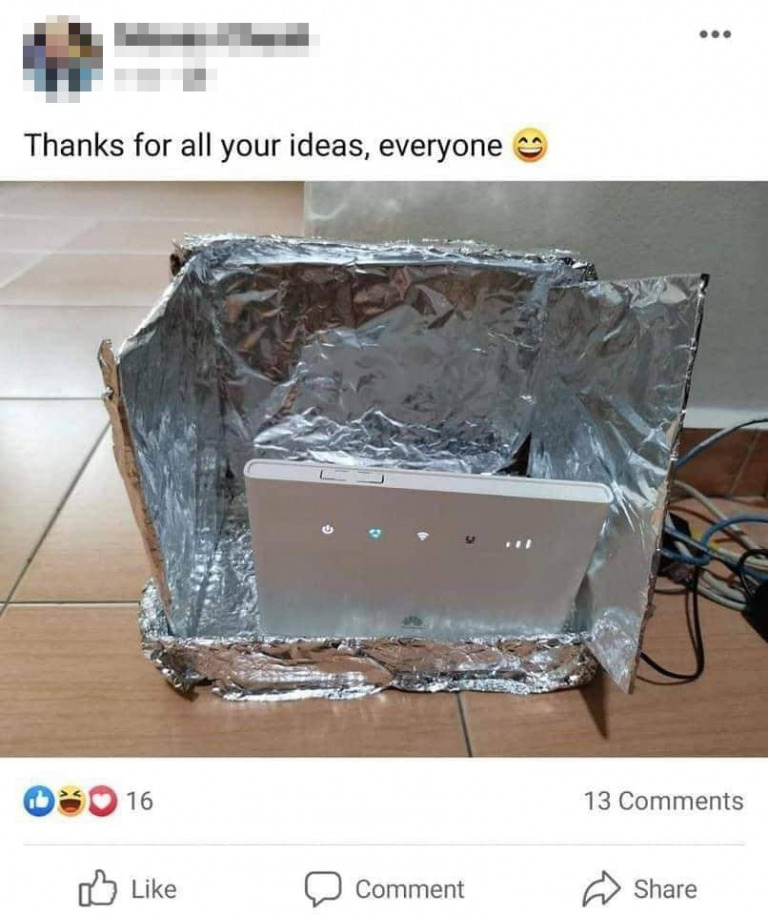 "Lebih fast" M'sians Swear By Placing Foil Around Routers For Better ...