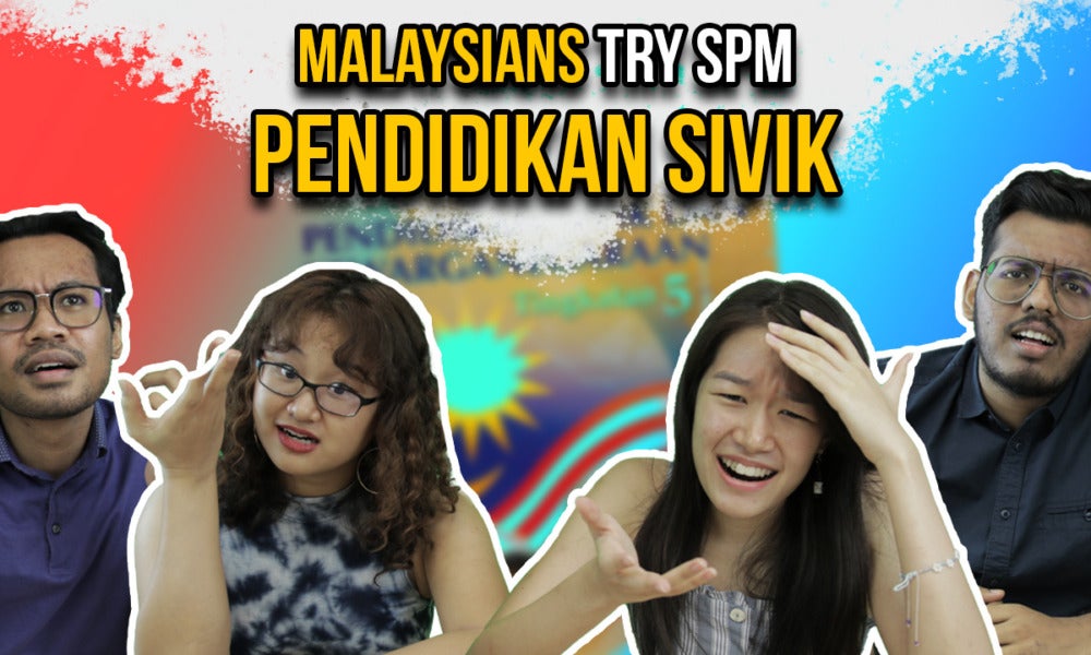 Malaysians Try SPM Pendidikan Sivik - WORLD OF BUZZ