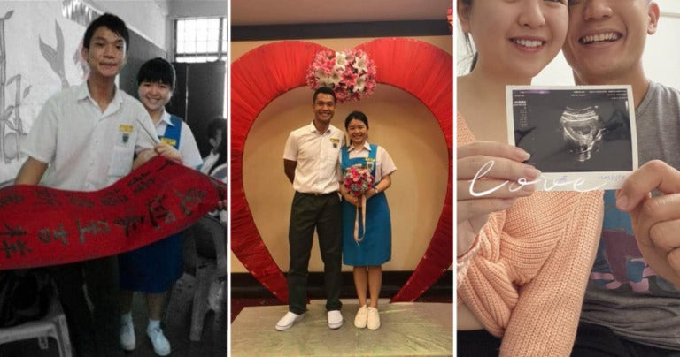 High School Sweethearts Wear School Uniforms For Their ROM To ...