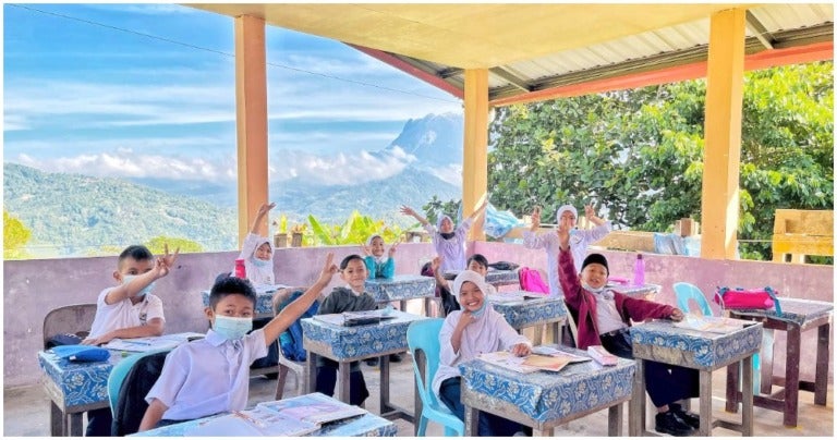 Sabah Students Attend Class With Breathtaking View Of Mount Kinabalu ...