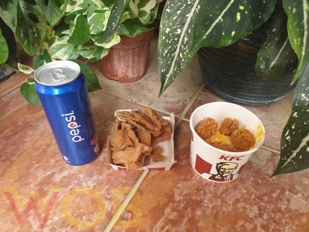 WOB Tries: The All-New KFC Chicken Skin & It's Everyone's Dream Come ...