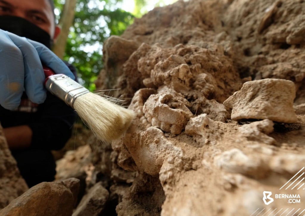 Human Skull From 5,000-10,000 Years Ago & Protohistoric Cave Drawings ...