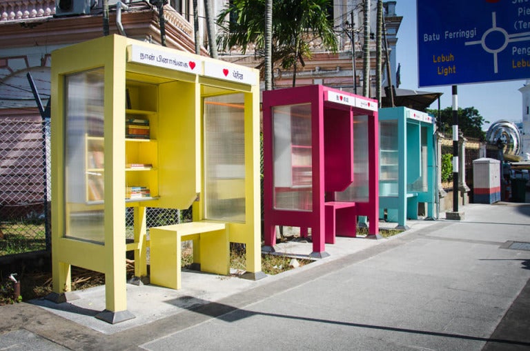 Penang NGO Repurposes Abandoned Phone Booths Into Gorgeous Mini ...