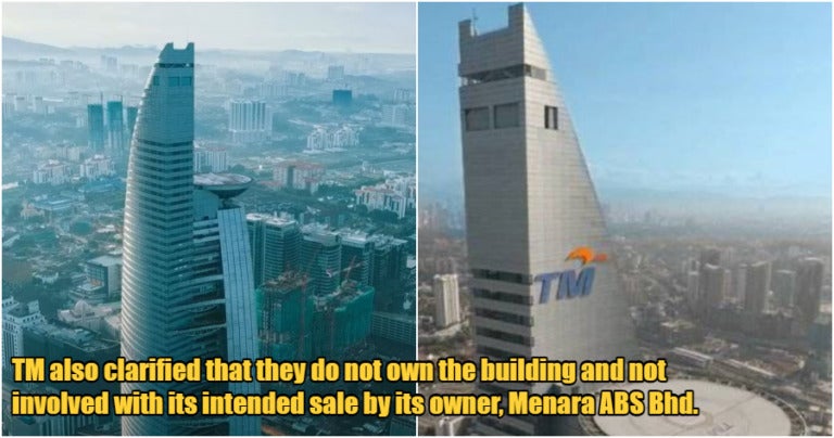 The Iconic Menara TM Is Now For Sale & TM Is In The Midst Of Relocating ...