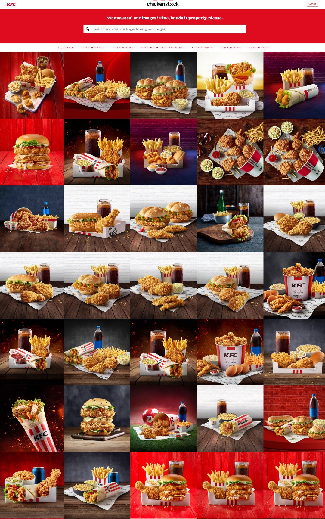KFC Launches Free Image Bank Full Of High Resolution Pictures For ...
