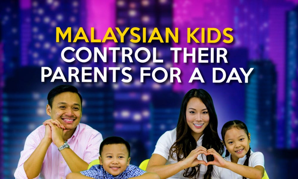 Malaysian Kids Control Their Parents For A Day - WORLD OF BUZZ
