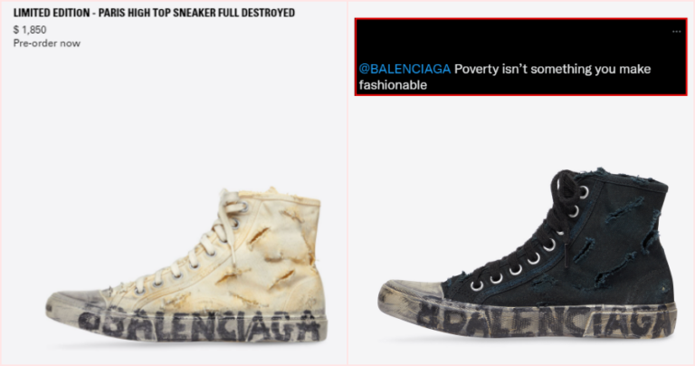 "The homeless look" - Balenciaga Accused of Glamourising Poverty With ...