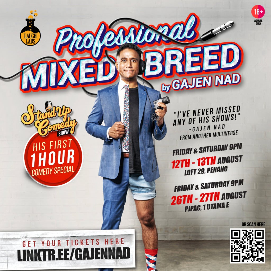 M'sian Comedian Gajen Nad Performing His 1st Stand-Up Comedy Special In ...