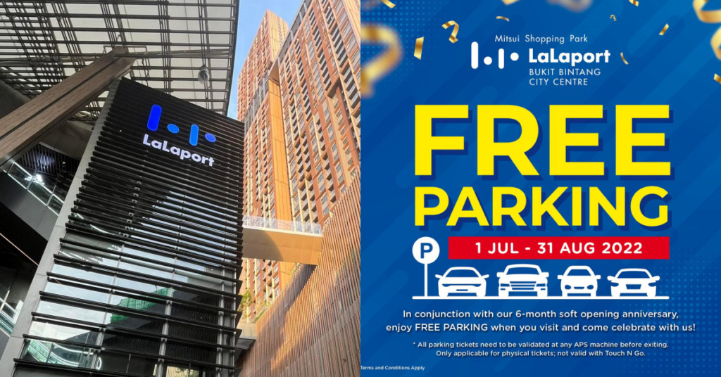 Lalaport Offers FREE Parking From Now Till The End Of August For Its 6 ...