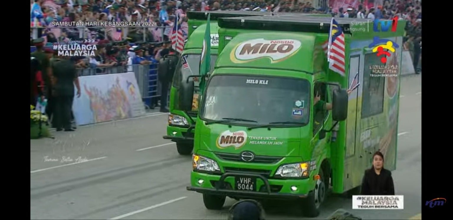 Milo Trucks & Muscular Abang Bomba Steals The Show At Merdeka Parade ...