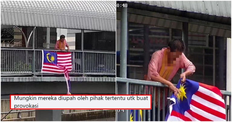 DBKL Has Arrested Another Man For Vandalising The Jalur Gemilang Flag ...