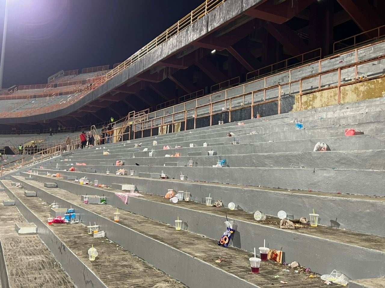 Trash Left Behind By Spectators At Negeri Sembilan Stadium Causes ...