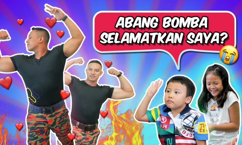 Abang Bomba Teaches Malaysian Kids About Fire Fighting - WORLD OF BUZZ