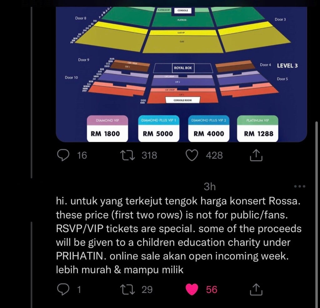 RM5K For A Concert Ticket? M'sians are Shocked to See the Prices of an ...