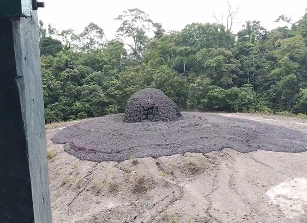 "Not the first time" - Mud Volcano Eruption in Sabah Park Declared as ...