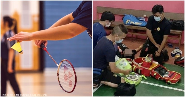 M'sian Playing Badminton Suffers Heart Attack, Gets Saved By Heroes Who ...
