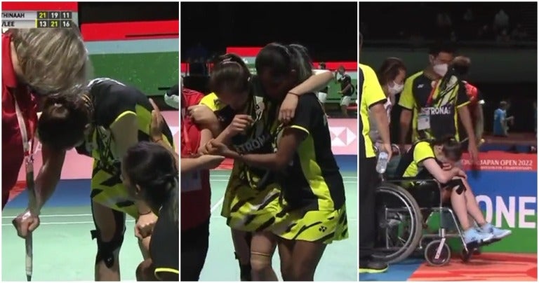 M'sian Badminton Player Cries After Sustaining Painful Knee Injury During Match In Japan - WORLD ...