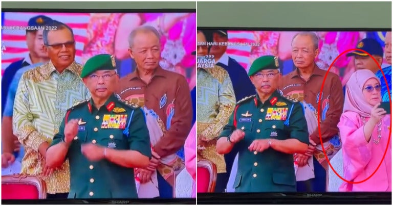 Agong Spotted Playing Air Drums While Enjoying Merdeka Parade; Netizens Adore His Movements ...